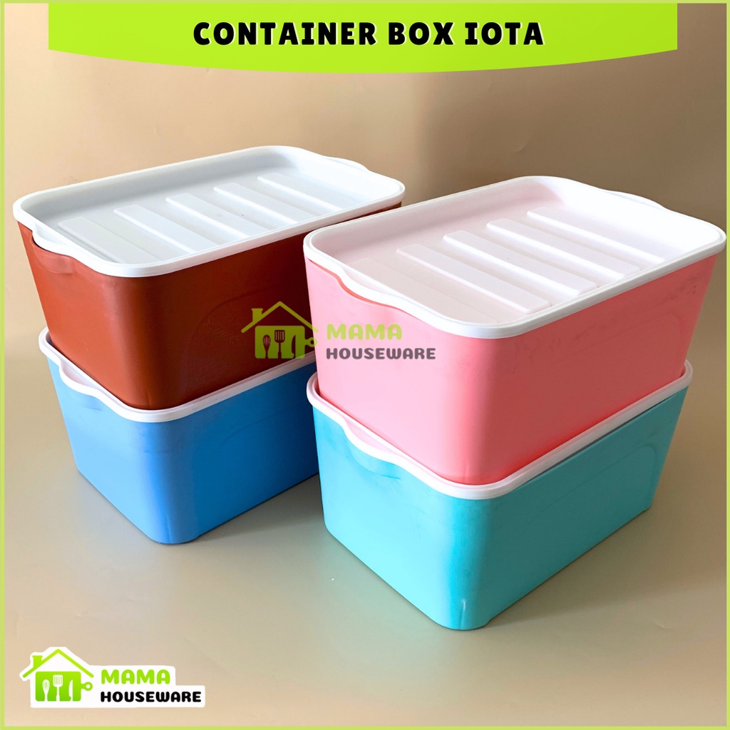 Jual Container Box Tutup IOTA Warna / Box Storage Serbaguna / Kontainer Tempat Penyimpanan ...