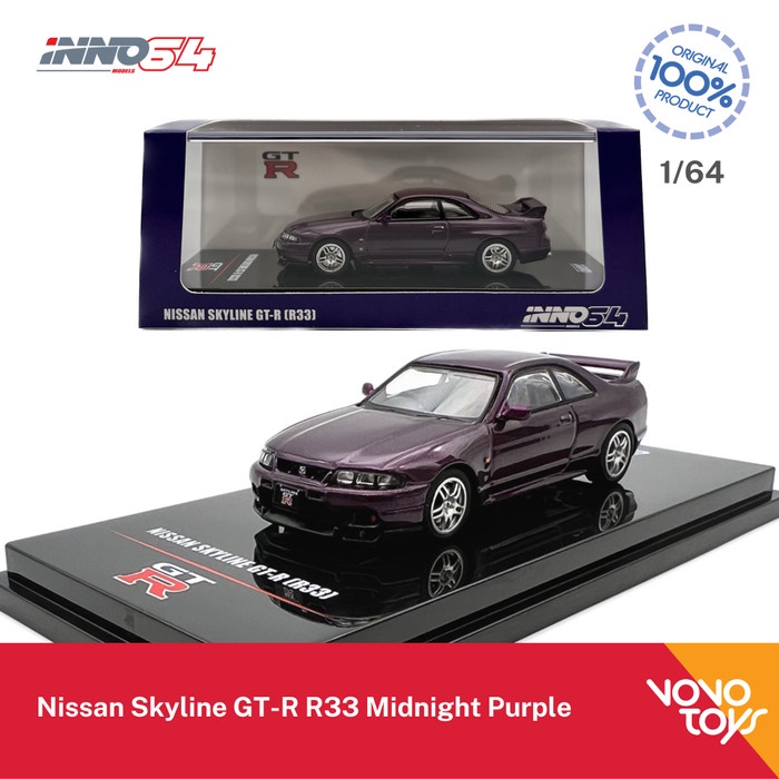 Jual Inno 1/64 Nissan Skyline GT-R R33 Midnight Purple Inno64 | Shopee ...