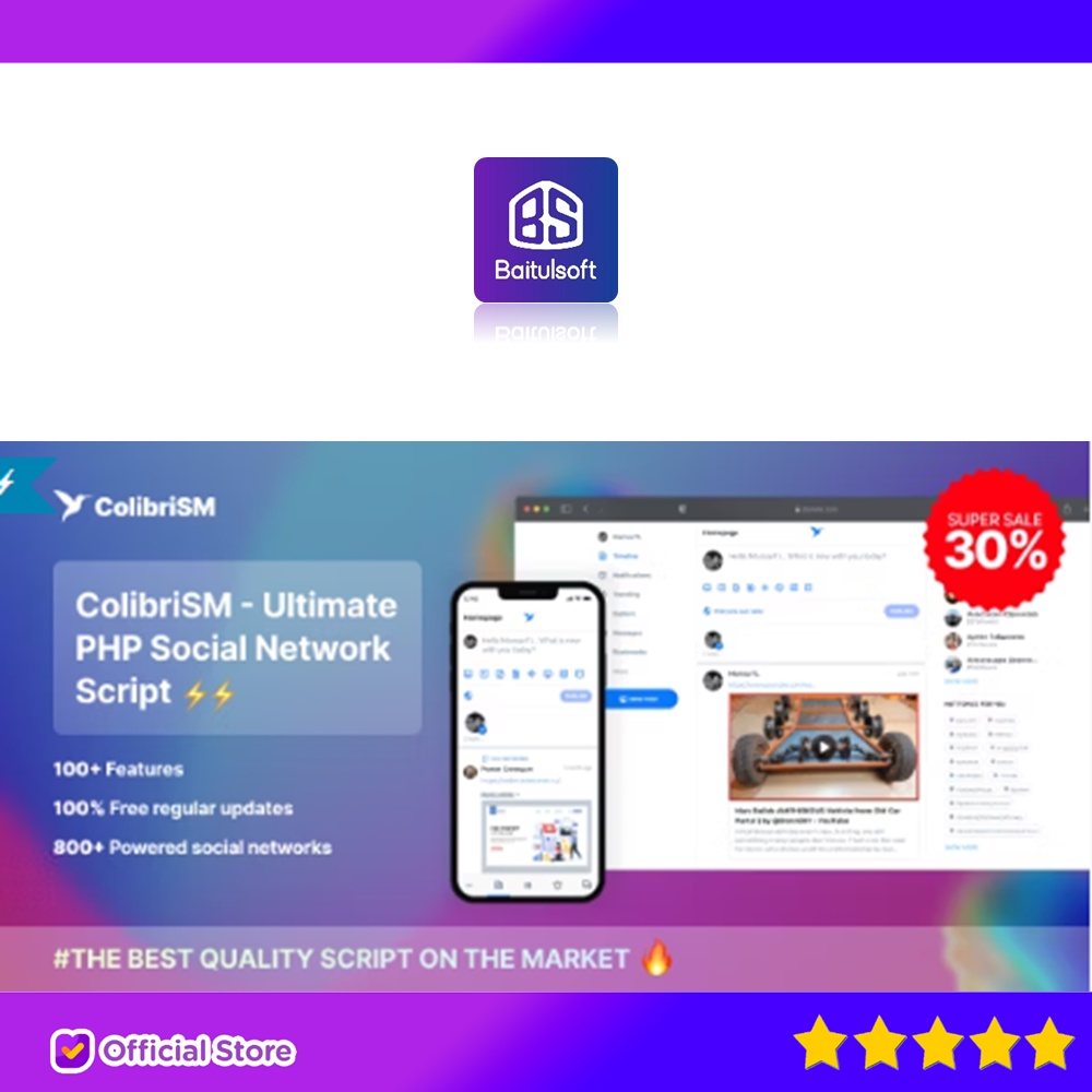 Jual SOURCE CODE APLIKASI COLIBRISM - POWERFUL TWITTER-LIKE SOCIAL NETWORK PLATFORM | Shopee ...