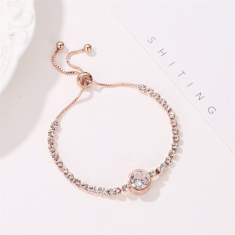 Jual Gelang Laurra Emerald Fashion Diamond Adjustable Tangan Rantai ...