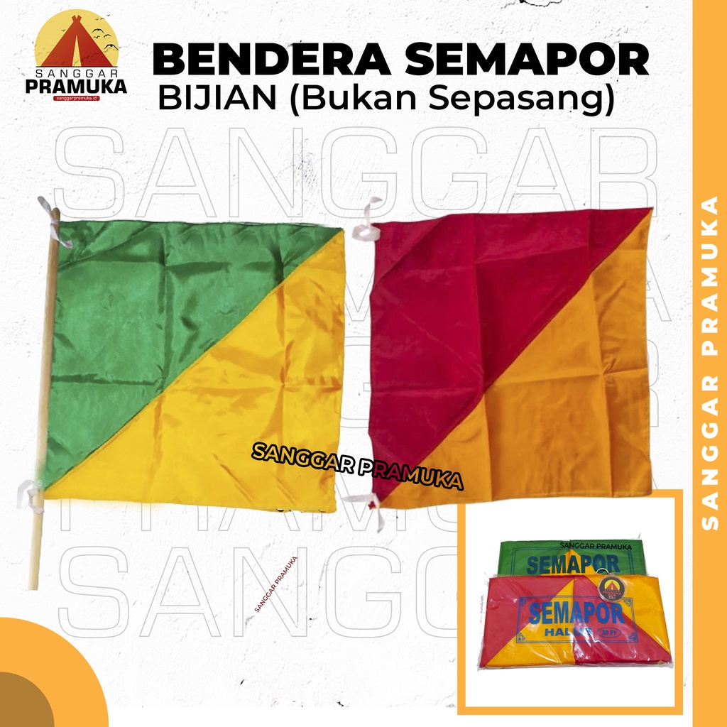 Jual Bendera semapor halus / bendera semaphore / bendera semapur ...