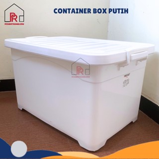 Jual Container Full Putih 60L / Box Roda / Kotak penyimpanan besar ...