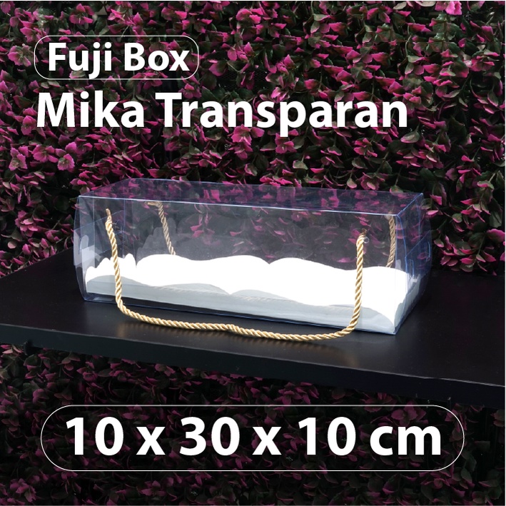 Jual Box Mika Hampers Transparan 10 x 30 x 10 cm -Mika Fuji Hampers ...