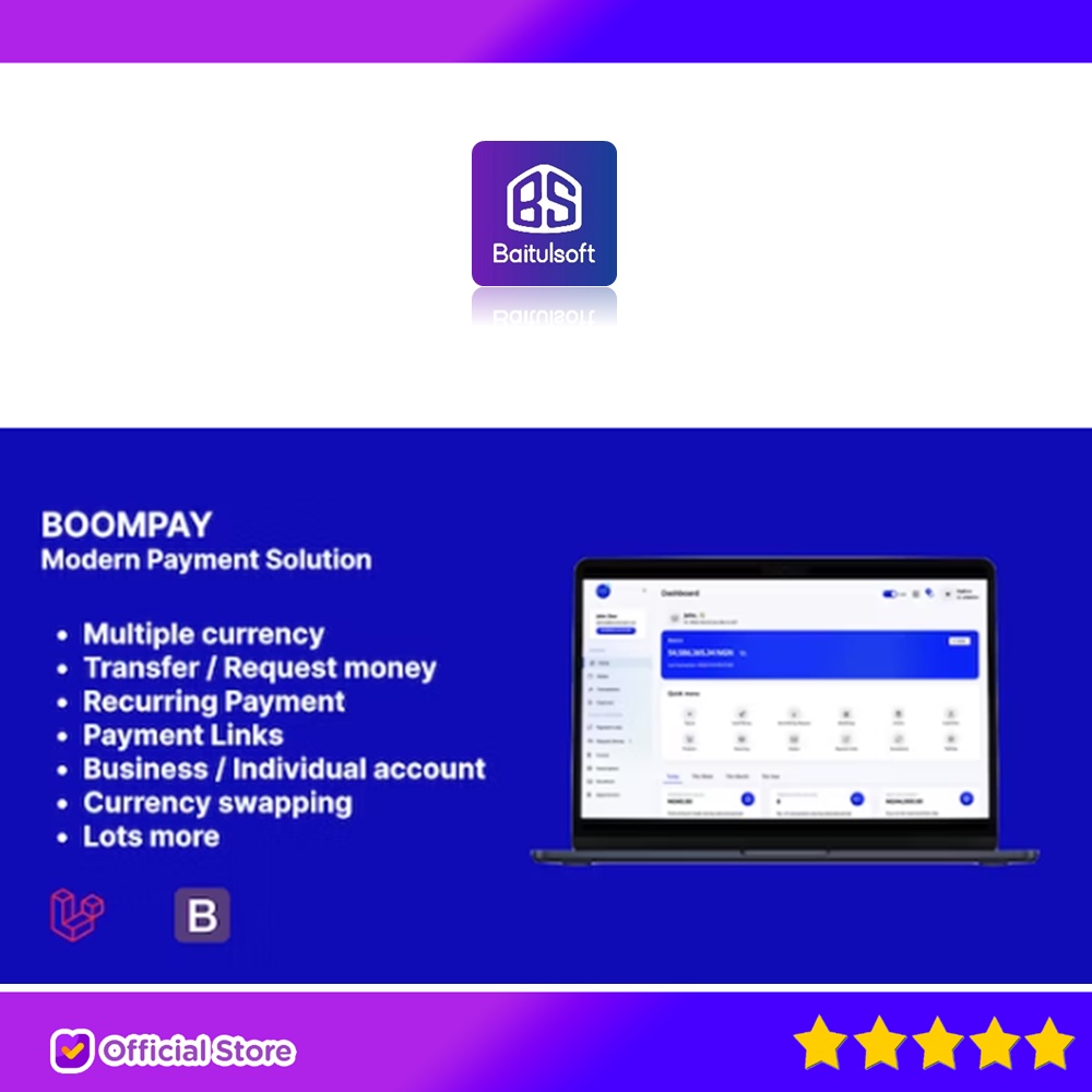 Jual SOURCE CODE APLIKASI BOOMPAY - PAYMENT SOLUTION | Shopee Indonesia