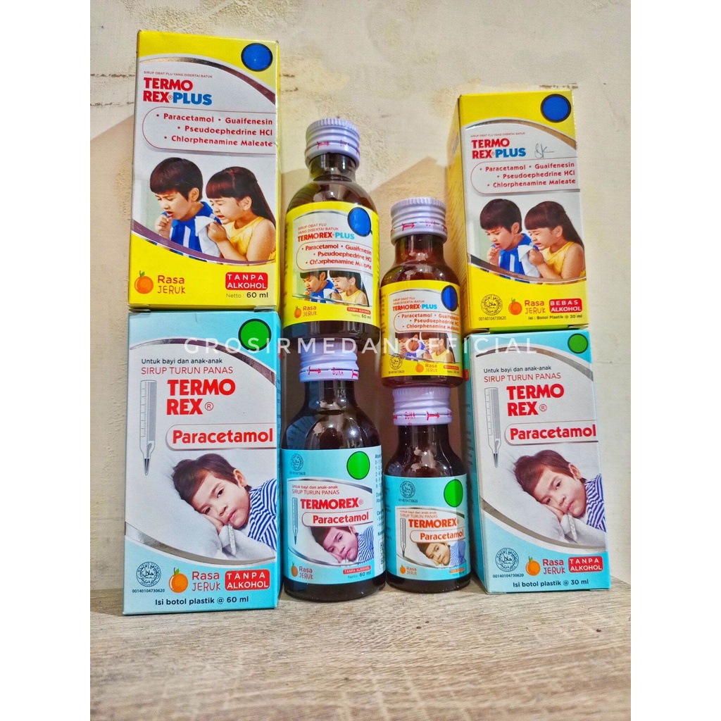 Jual TERMOREX TURUN PANAS KEMASAN 30ML DAN 60ML PARACETAMOL ANAK ...