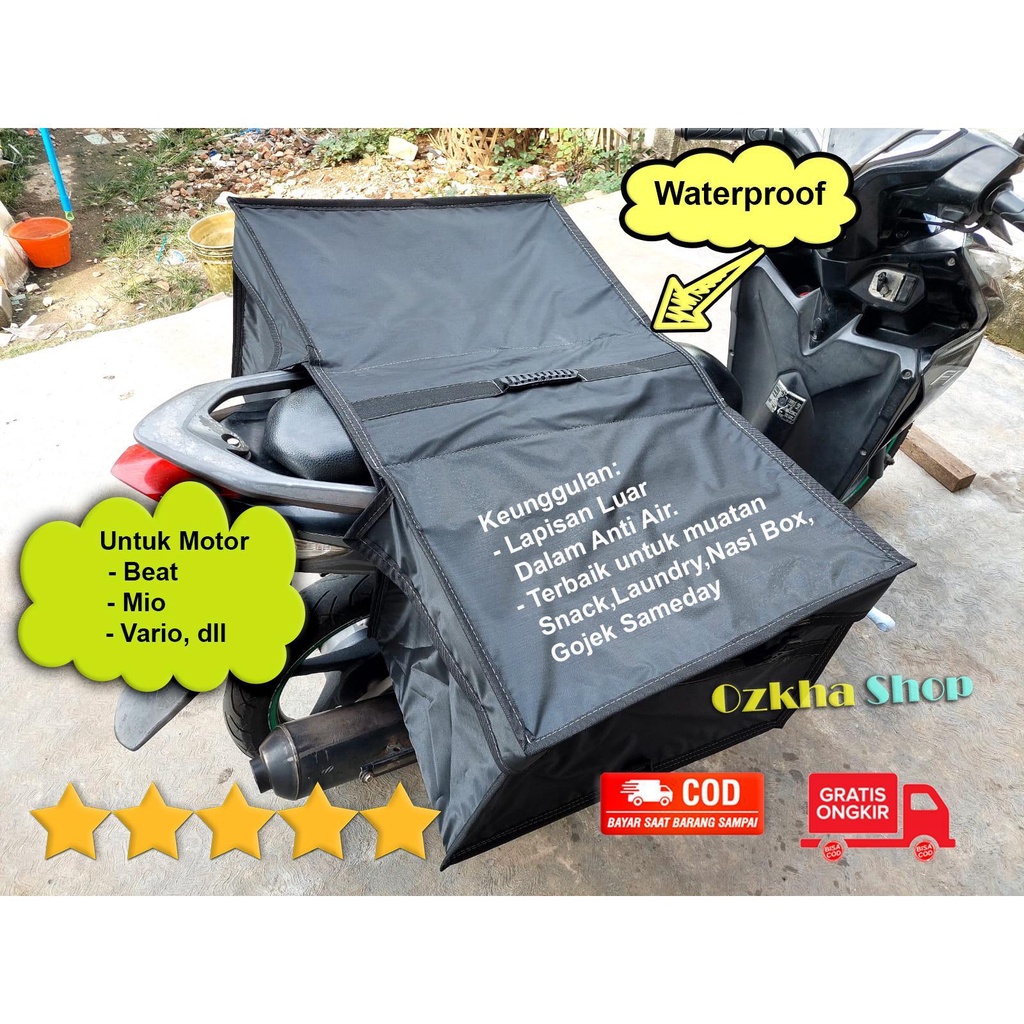 Jual Ozkha - Tas Kandek Tas Obrok Motor Tas Kurir Saddle Bag Ronjot ...
