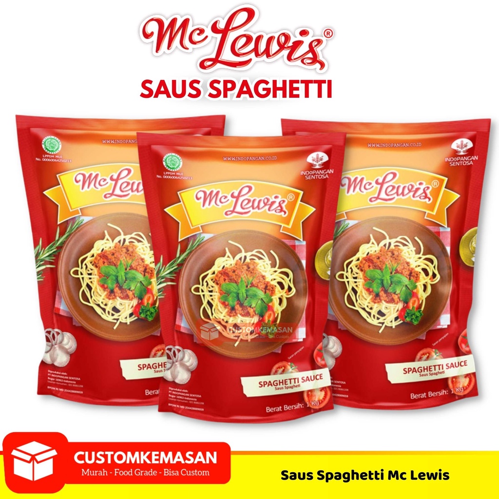 Jual Saus Spaghetti Mc Lewis / Saus Spaghetti 1kg / Mc Lewis Saus ...
