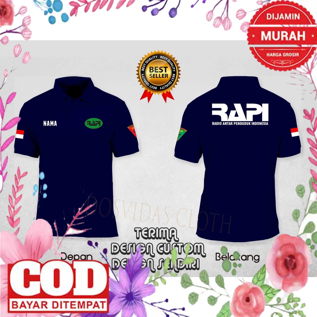Jual CUSTOM DESAIN BAJU KAOS JAKET MURAH BERKUALITAS /KAOS POLO RAPI ...