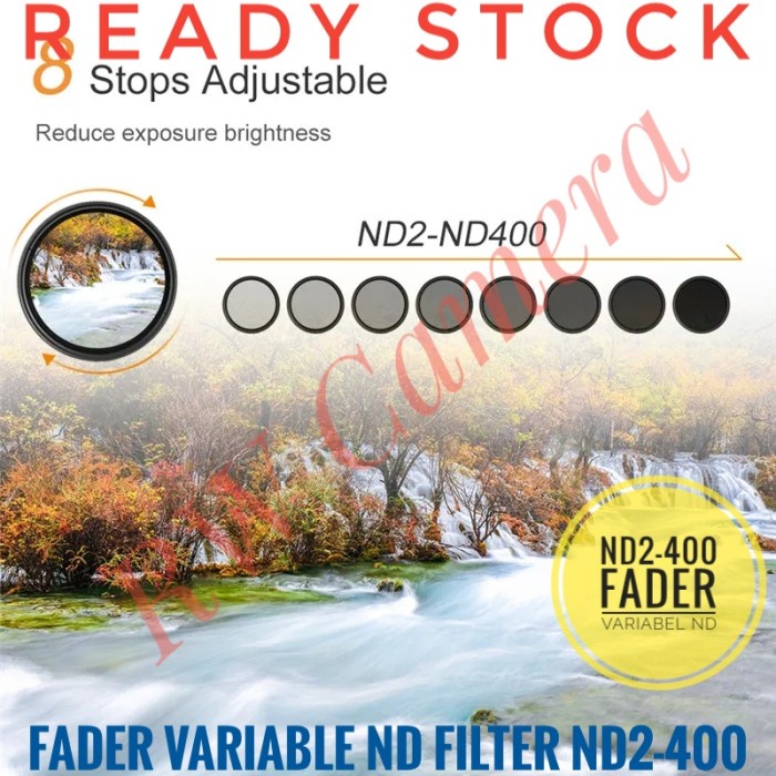 Jual ND2-400 Fader Variable ND Filter 67mm 67 mm Neutral Density Variabel Lensa Camera Kamera ...