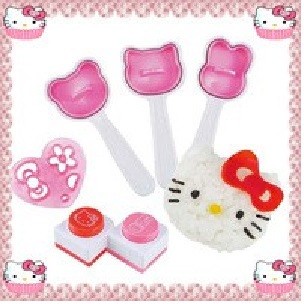 Jual [Sale] RB 3 in 1 Set Cetakan Hello Kitty HK Bento Nasi Rice ...