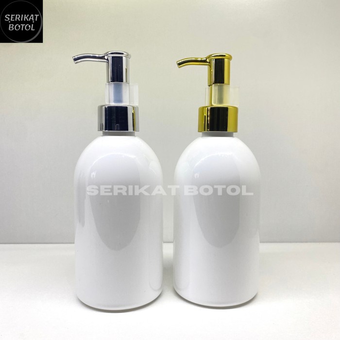 Jual BOTOL PUMP 250ML PUTIH OVAL SCL PET WHITE CLIP OIL GOLD SILVER 250 ML - Gold | Shopee Indonesia