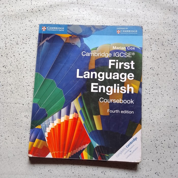 Jual Buku Bahasa, Cambridge IGCSE FIRST LANGUAGE ENGLISH 4th Ed ...