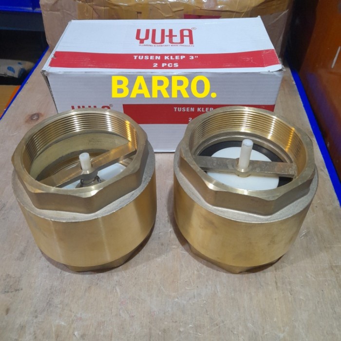 Jual Tusen Klep 1/2" inch DN 15 Kuningan Yuta / Spring Check Valve Drat ...