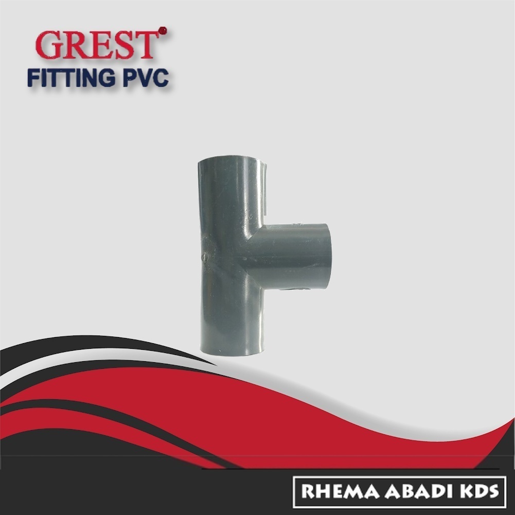 Jual Fitting Sambungan Pralon Pipa Pvc - Tee / T - 1/2" inch GREST | Shopee Indonesia