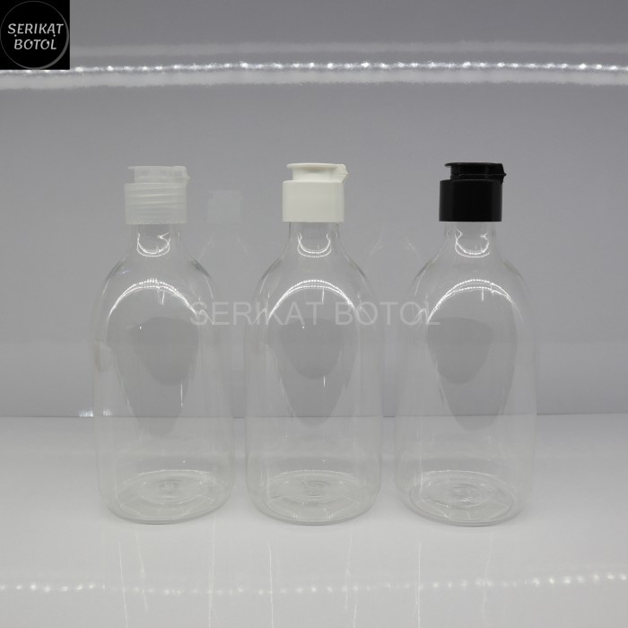 Jual BOTOL 300ML OVAL PET FLIPTOP JAMUR 300 ML BOTOL NATURAL MODEL SCARLET - BOTOL CLEAR ...