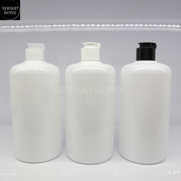 Jual BOTOL PLASTIK 500ML PET FLIPTOP JAMUR 500 ML BOTOL PUTIH PET N24 ...