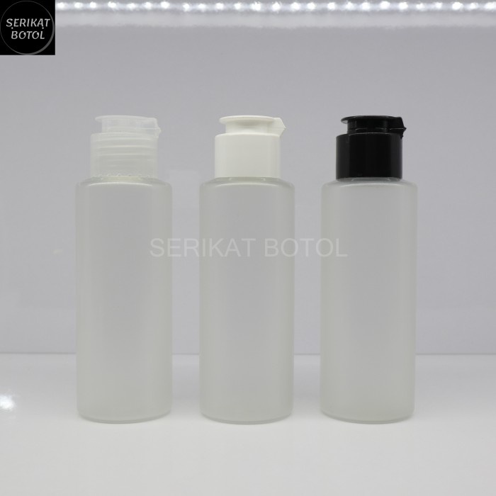 Jual BOTOL RF 100ML FLIPTOP JAMUR 100 ML FROSTED FLIP TOP JAMUR - Hitam ...