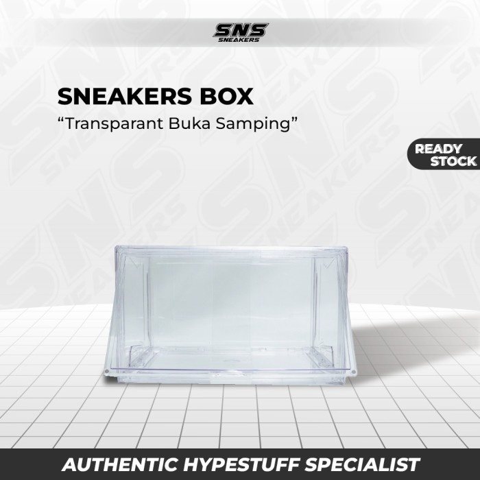 Jual Sneakers Box Transparant Buka Samping | Shopee Indonesia
