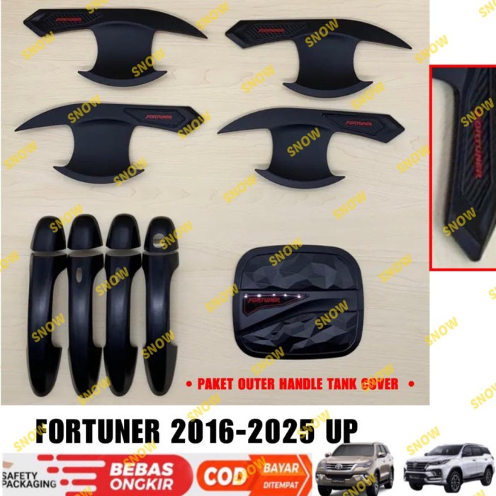 Jual Paket Outer Handle Tank Cover All New Fortuner 2016 2023 2024 up ...
