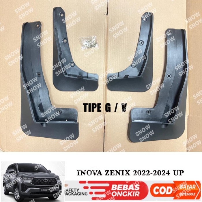 Jual Mud Guard Innova Zenix 2022 2023 2024 Tipe G V Karpet Lumpur ...