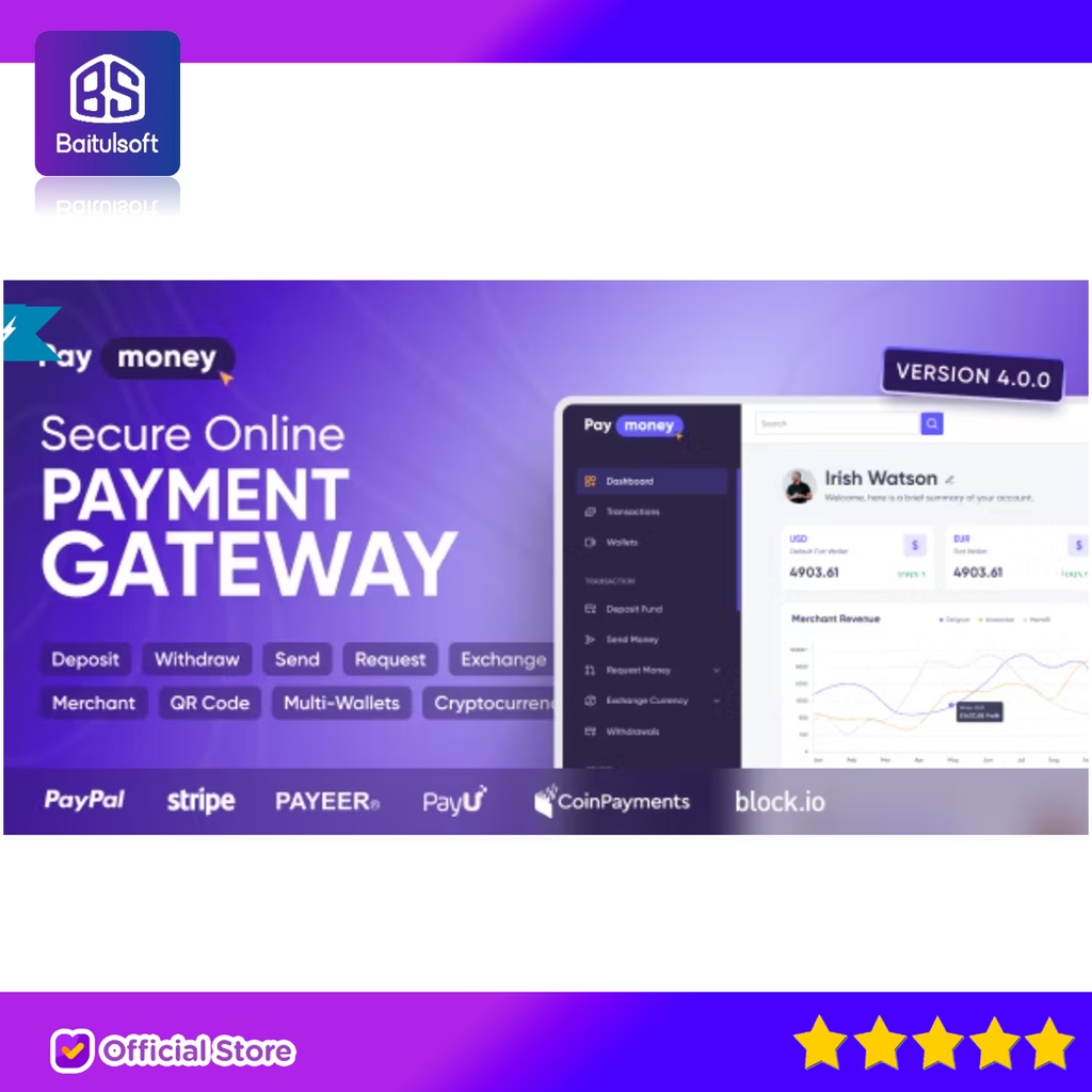 Jual SOURCE CODE APLIKASI PAYMONEY - SECURE ONLINE PAYMENT GATEWAY | Shopee Indonesia