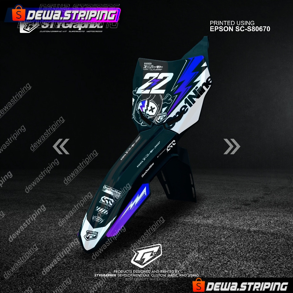 Jual DECAL STICKER PAPAN NOMOR SEPESIAL DESAIN TERBARU CUSTOM NAMA ...