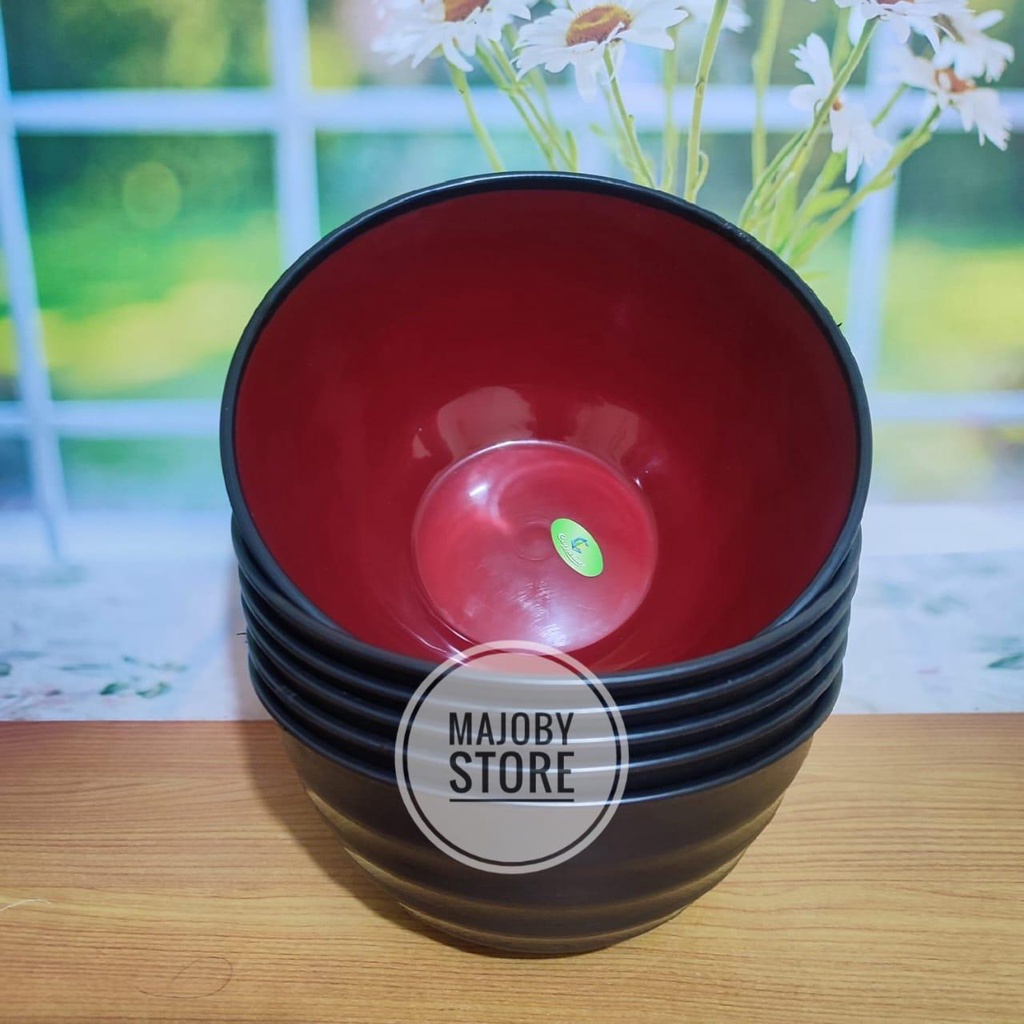 Jual BANTING HARGA 6PCS MANGKOK RAMEN AYUMI BULAT ULIR 7INC ATAU 16CM ...