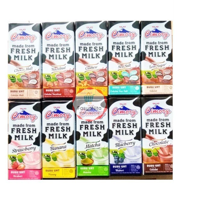 Jual Cimory Fresh Milk Susu UHT 250 ml - Blueberry | Shopee Indonesia