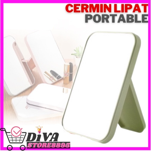 Jual Kaca Rias CERMIN Make Up Lipat Portable Minimalis Cermin Lipat ...