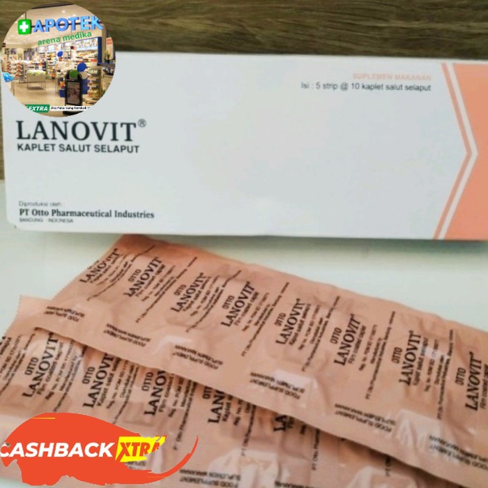 Jual LANOVIT Strip 10 Kaplet original | Shopee Indonesia