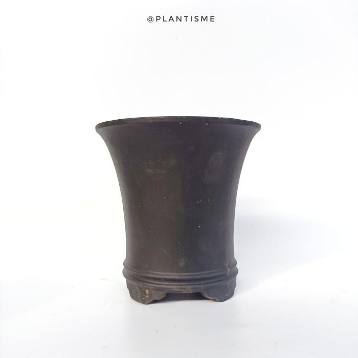 Jual Japanese Pot - Yokkaichi | Pot Bonsai Mame Keramik Pot - Hitam ...