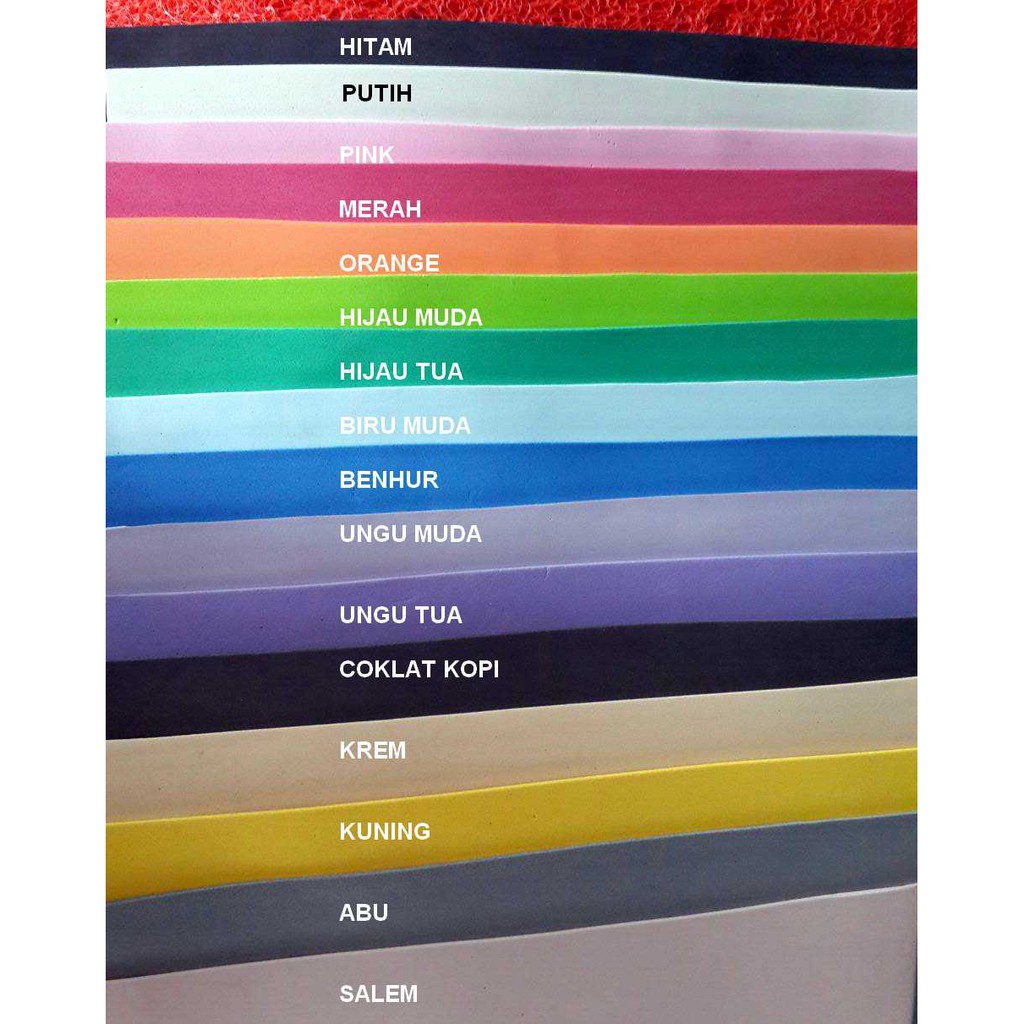 Jual spons eva 25cmx35cm media kerajinan Spons eva Art Foam / Foam Art ...