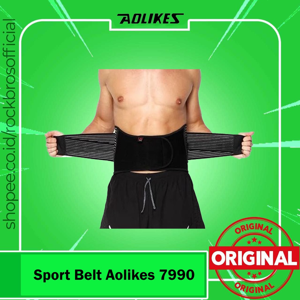 Jual Sabuk Olahraga Aolikes 7990 Korset Gym Fitness Weight Lifting ...