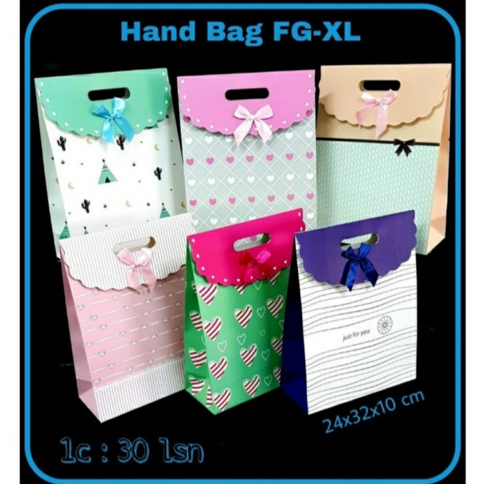 Jual Paper Bag Motif Menarik / Tas Kertas Kado/ Tas Ulang Tahun FG Uk ...