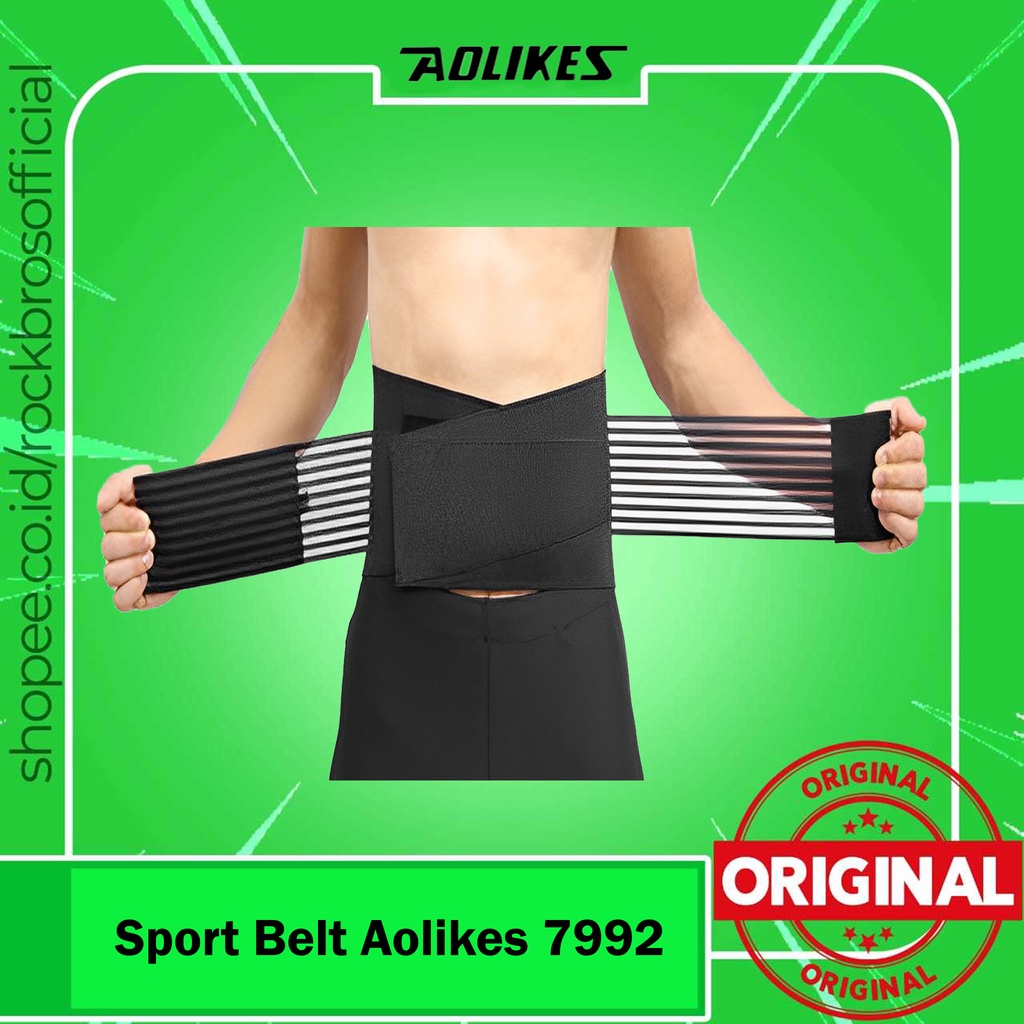 Jual Sabuk Olahraga Aolikes 7992 Support Belt Alat Bantu Angkat Berat ...