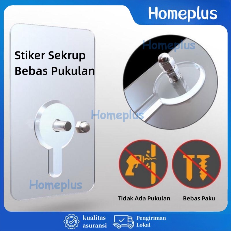 Jual HomePlus Gantungan Tempel Magic Hook Paku Mur Jakarta Gantungan ...