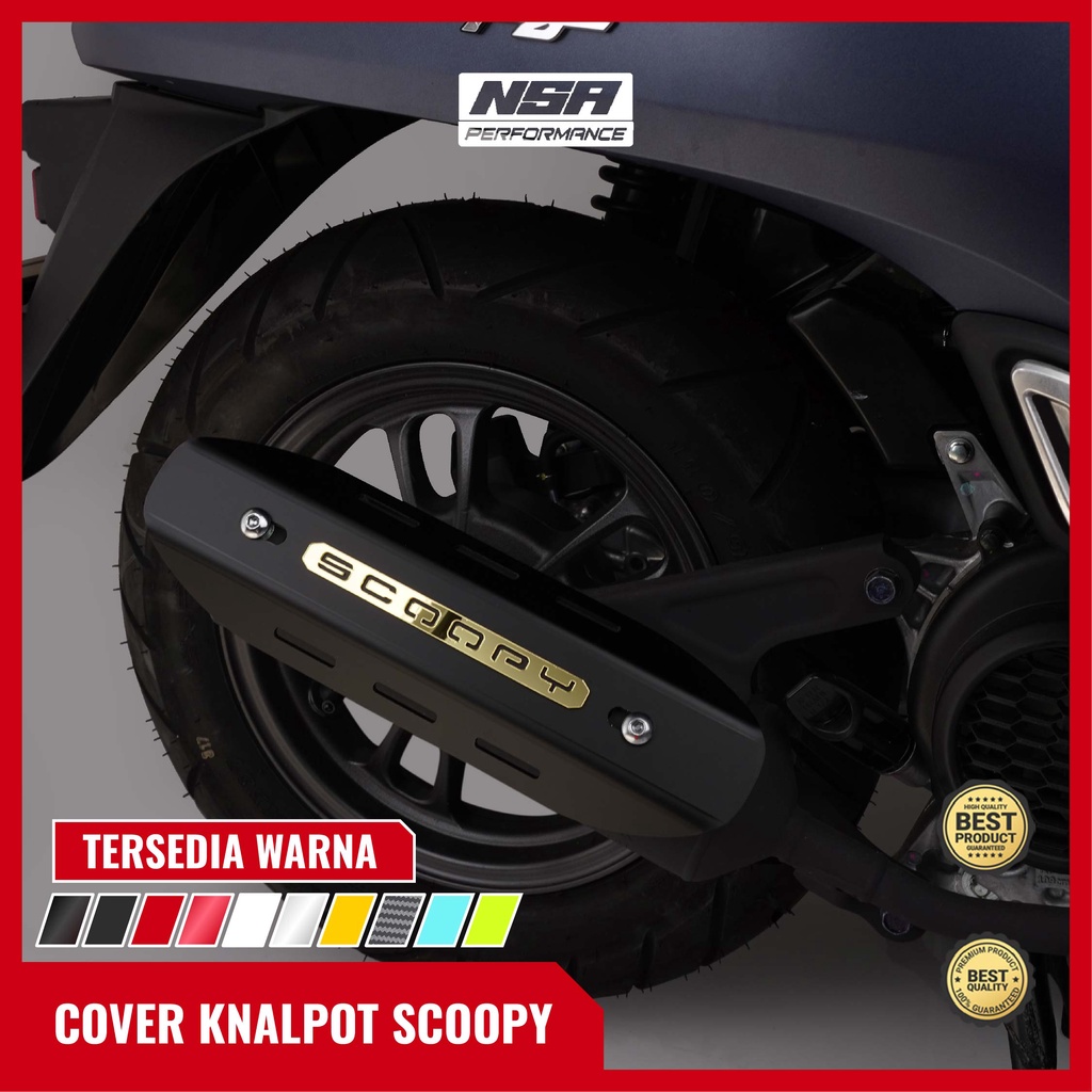 Jual NSA COVER KNALPOT SCOOPY Tutup Knalpot All Honda Scoopy AKSESORIS ...