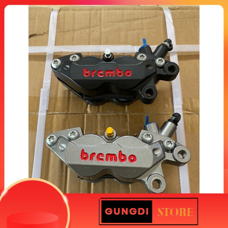 Jual Kaliper brembo 4 piston axial kanan cb gl mp tiger | Shopee Indonesia