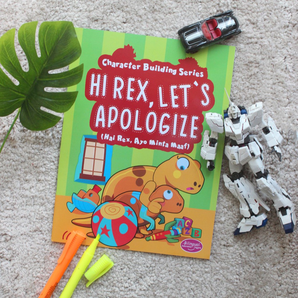 Jual BUKU CERITA ANAK DINOSAURUS HI REX, LET'S APOLOGIZE: HAI REX, AYO ...