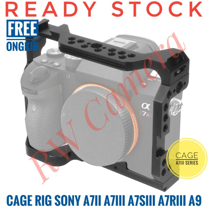 Jual Cage Rig Sony A7II A7iii A7RIII A9 A73 Hand Grip Bracket Braket ...