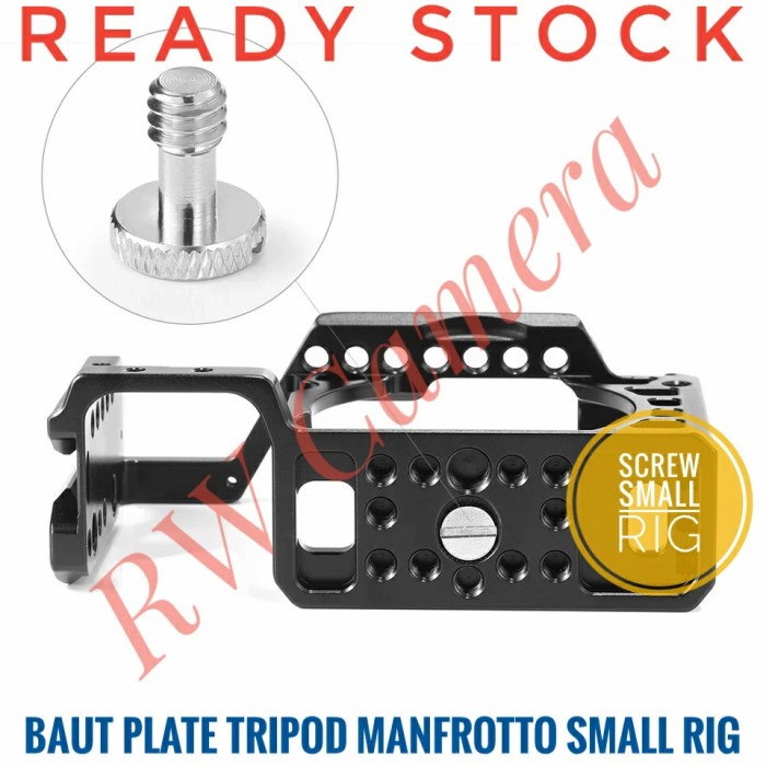 Jual Baut Tripod Manfrotto Small Rig Screw Smallrig Quick Cage 1/4 1/4 ...