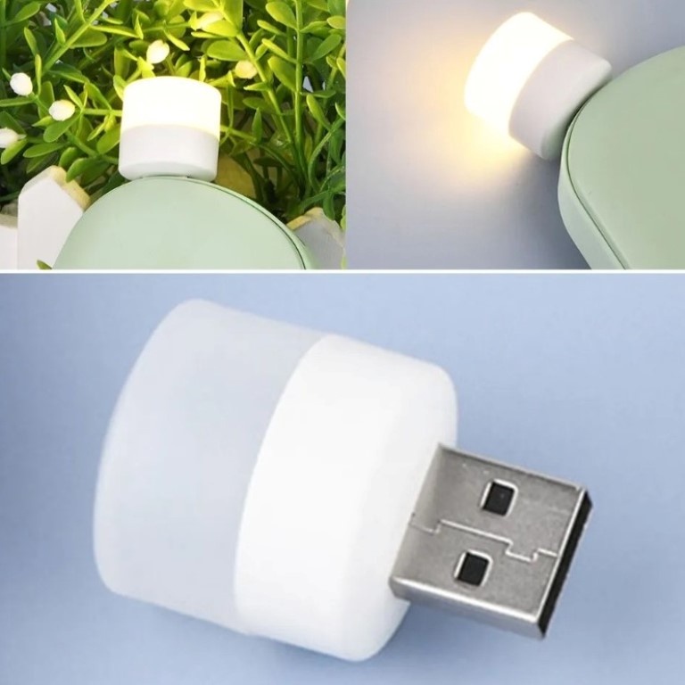 Jual LED USB BULAT lampu mini kamar tidur portable baca travel emergency lampu usb colok usb ...