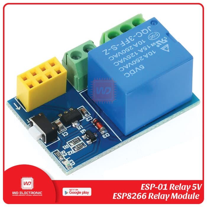 Jual ESP-01 ESP01 RELAY 5V DC MODULE RELAY ESP-01 -LT11 | Shopee Indonesia