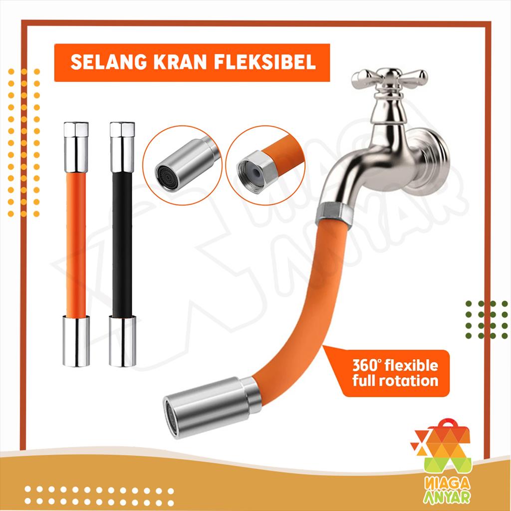 Jual NA Sambungan Kran Air Flexible Universal 360 / Selang Fleksibel ...