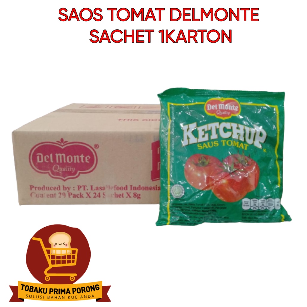 Jual SAOS TOMAT DELMONTE SACHET MINI 1 KARTON | Shopee Indonesia