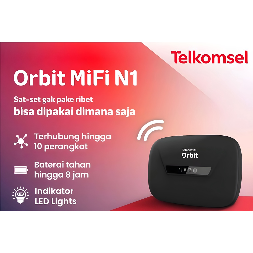Jual MODEM 4G HKM MIFI N1 ORBIT | Shopee Indonesia