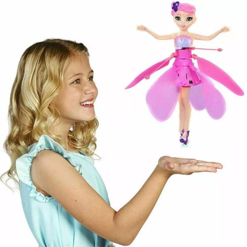 Jual Mainan Anak Peri Terbang Sensor Tangan / Mainan Princess Aerocraft ...