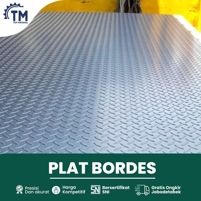 Jual Plat Bordes 3.2mm x 4 x 8 Merek KS SNI Checkered - Ready Import ...