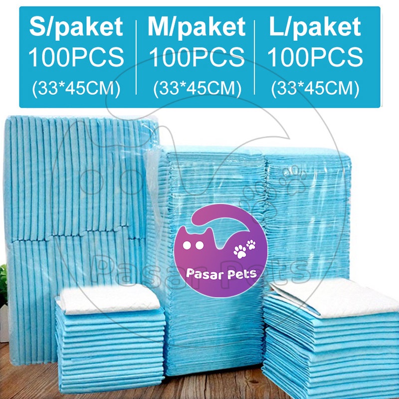 Jual 100pcs Pad Pipis Kucing Anjing Underpad Kucing Tatakan Kucing Alas ...