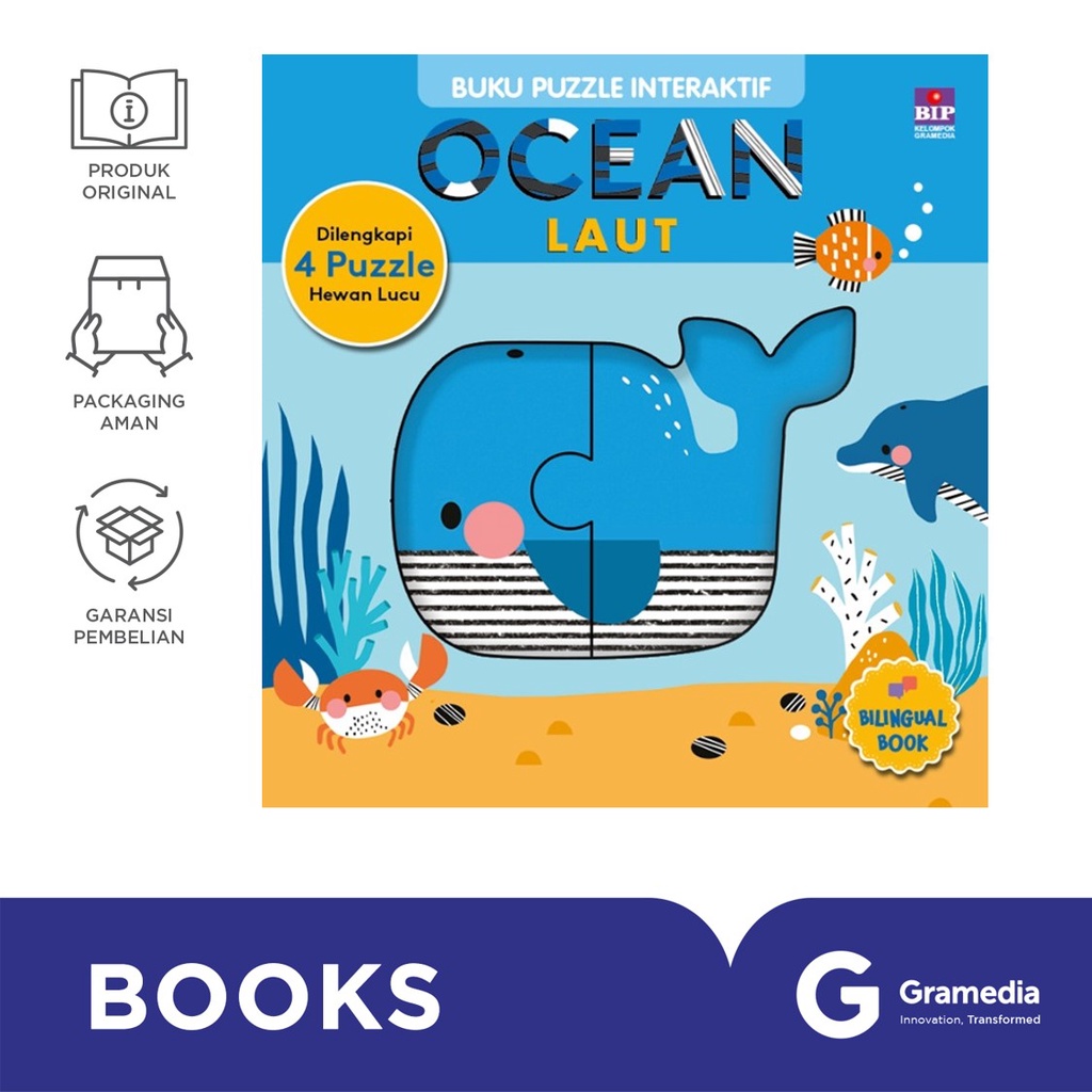 Jual Buku Puzzle Interaktif Ocean (Laut) | Shopee Indonesia